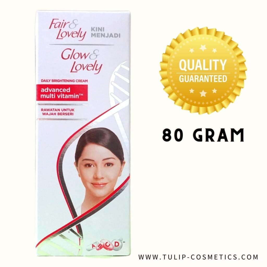 Fair and lovely cream 80gm original 100% New Version - Tulip Cosmetics